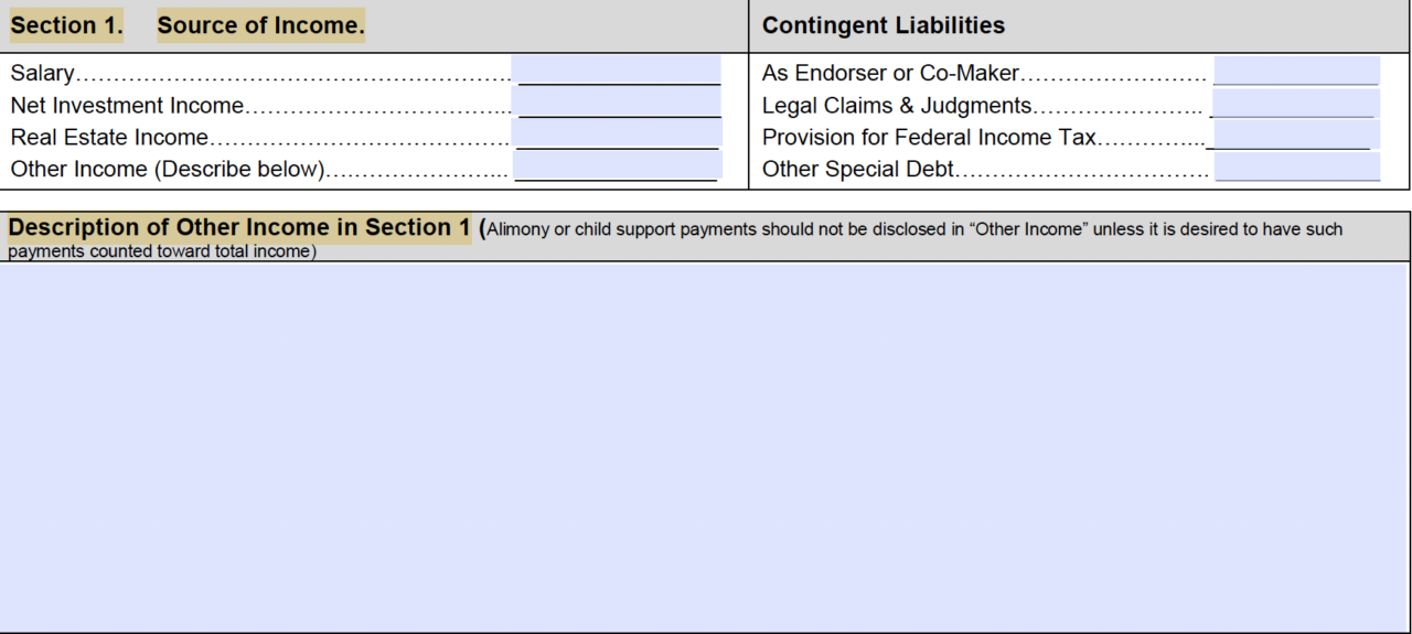 How to Complete an SBA Form 413 Personal Financial Statement Correctly ...
