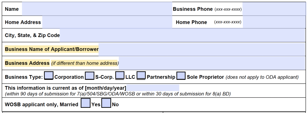 How to Complete an SBA Form 413 Personal Financial Statement Correctly ...